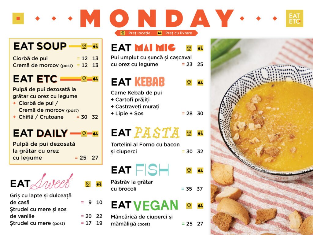 EAT ETC MENIU ZILNIC - EAT ETC