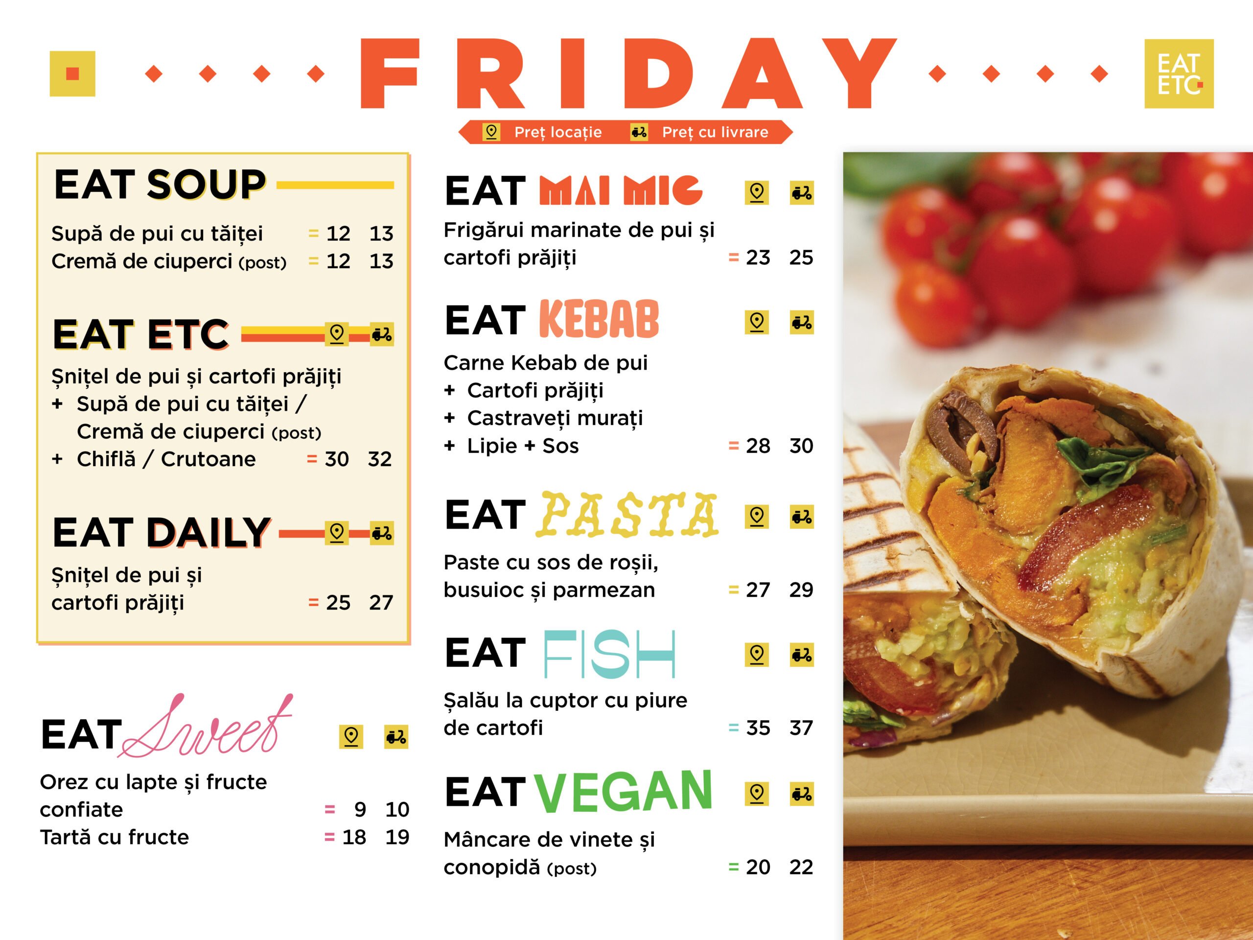 EAT ETC MENIU ZILNIC - EAT ETC