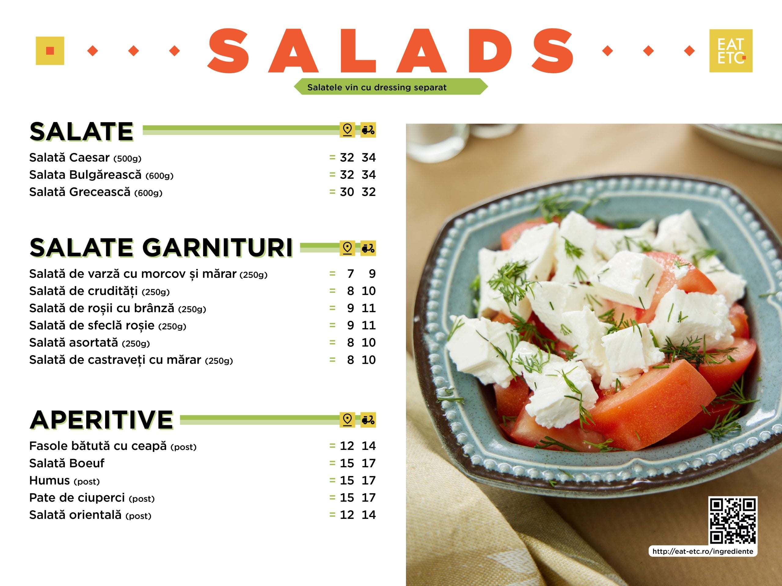 EAT ETC MENIU ZILNIC - EAT ETC