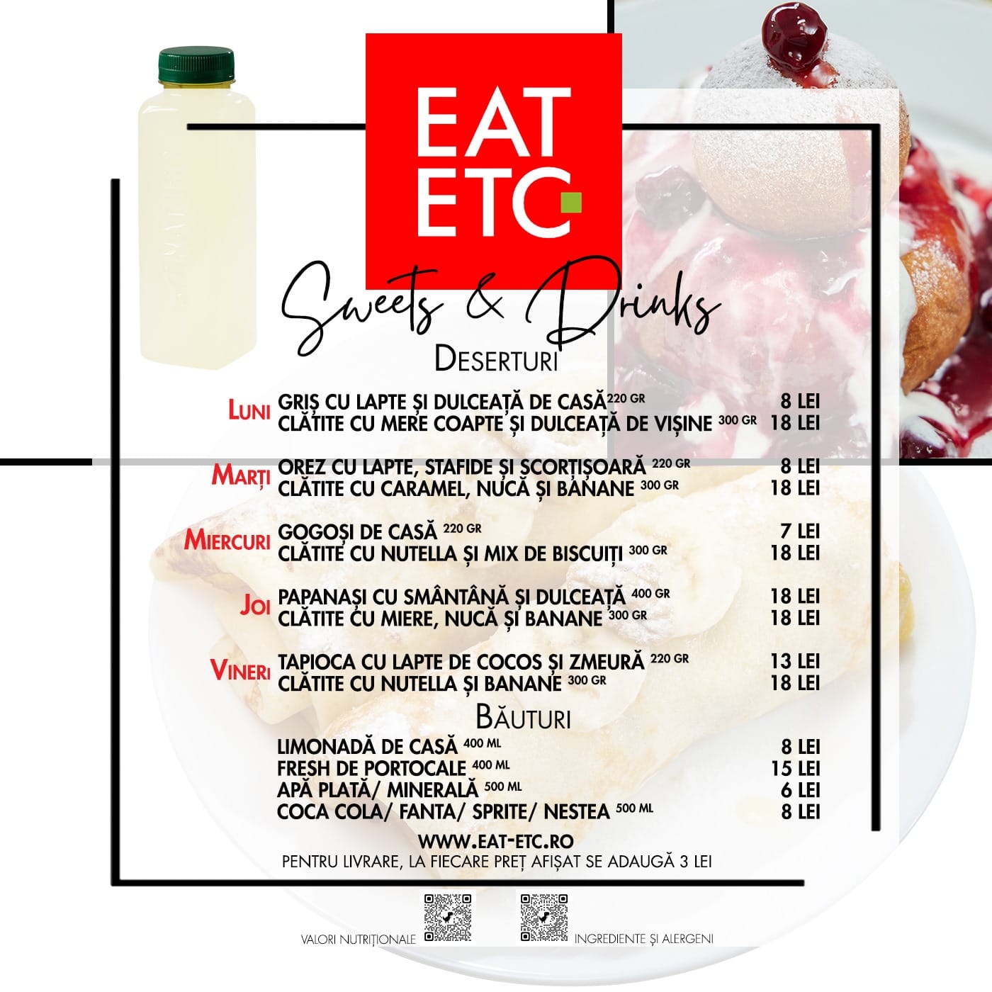 EAT ETC MENIU ZILNIC - EAT ETC