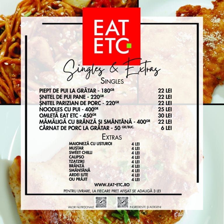 EAT ETC MENIU ZILNIC - EAT ETC